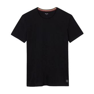 Paul Smith Schwarzes Baumwoll-Lounge-T-Shirt - - Tops - Herren - Schwarzk - XL