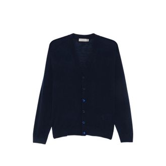 Canali Button-fastening V-neck Cardigan