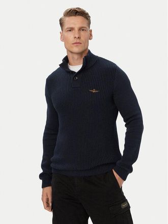 Aeronautica Aeronautica Militare Pullover 262MA1572UL00409 Dunkelblau Regular Fit