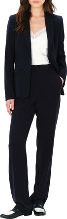 Caroll Damen 232p-Stck Klassische Hose, blau, 32