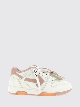 Off-white Baskets basses Out Of Office en cuir avec bout perfor&eacute; et logo