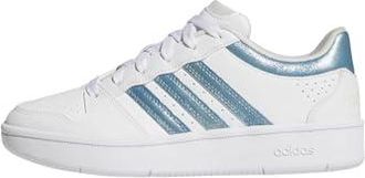 adidas Femme Hoops Classic Shoes, FTWR White/Supplier Colour/Orbit Grey, 40 2/3 EU