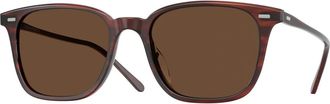Oliver Peoples unisex, Accessoires, Brun, Taille: 52 MM Laedin Lunettes de soleil