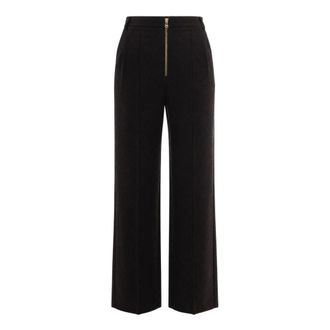 Patrizia Pepe Pantalon structur&eacute; en boucl&eacute; - Femme - Pantalons - Brun - Taille: 38 FR