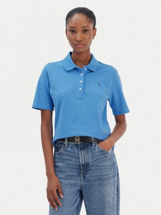 Tommy Hilfiger Poloshirt 1985 WW0WW43224 Blau Regular Fit