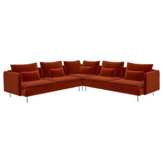 IKEA S&Ouml;DERHAMN Ecksofa 6-sitzig