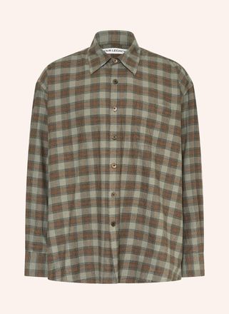 Our Legacy Our Legacy Hemd Borrowed Oversized Fit gruen