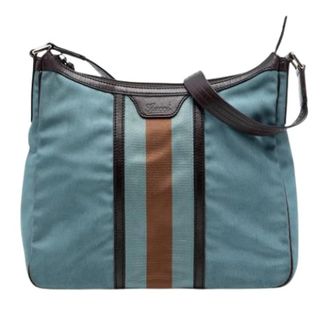 Gucci Pre-owned Canvas Shoulder Bag - - Pre-owned - Damen - Blau - ONE SIZE