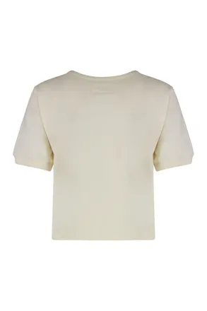The Great. Womens Panna Cotton T-Shirt T-Shirts & Jerseys