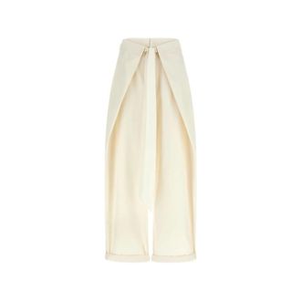 Darkpark Stella Flap Hosen - - Trousers - Damen - Beige - M