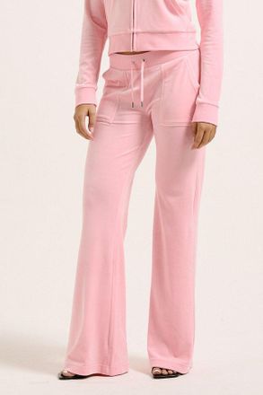 Juicy Couture Sweathose DEL RAY TRACK PANTS Damen Trainingshose Damen, Sweathose, Velour, Jogginghose mit Glitzer, Sale
