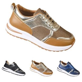 Generic Chaussures de course &agrave; pied l&eacute;g&egrave;res et respirantes pour femme - Chaussures de sport d&eacute;contract&eacute;es &agrave; lacets - Chaussures de tennis - Antid&eacute;rapantes - P