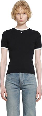 Courr&egrave;ges Signature Contrast T-Shirt