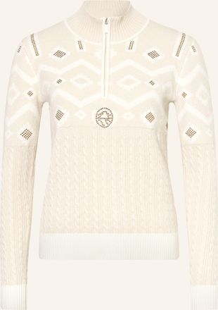 Sportalm Troyer Mit Schmucksteinen beige