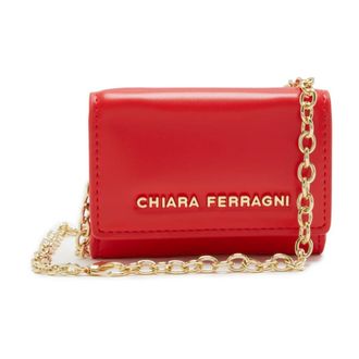 Chiara Ferragni Rote Kunstleder Umh&auml;ngetasche - - Bags - Damen - Rot - ONE SIZE