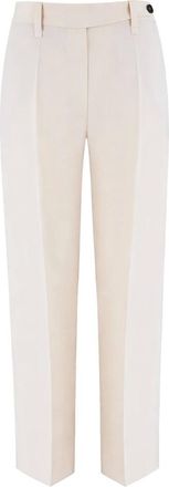 Brunello Cucinelli Femme, Pantalons, Beige, Taille: 38 FR Monili-detail Pantalons