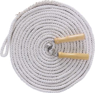 Cabilock Langes Team springseil aus Baumwolle Robustes Langlebiges Übungsseil für Schule und Zuhause Rutschfeste Griffe für Erwachsene für Gruppentraining und 