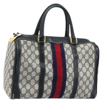 Gucci Sac &agrave; main vintage Pre-owned - Femme - Pre-owned - Bleu - Taille: ONE Size
