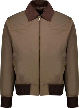 Prada Denim Blouson Jacke - - Jackets - Herren - Braun - M