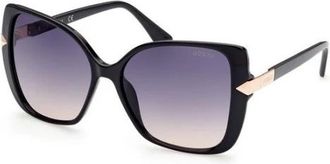 Guess Femme, Accessoires, Noir, Taille: 56 MM Gu7820 01B Lunettes de soleil
