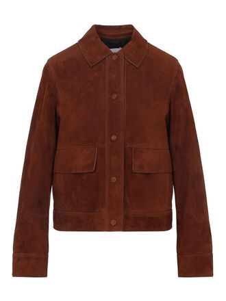 Yves Salomon Blouson En Cuir - Marron