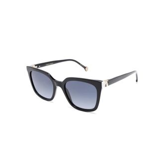Carolina Herrera Lunettes de soleil carr&eacute;es - Femme - Accessoires - Noir - Taille: 53 MM