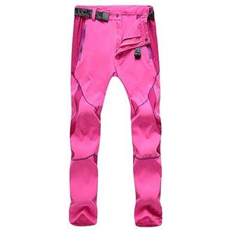 Generic 2026 Pantalon de randonn&eacute;e coupe-vent pour couple - Pantalon de plein air pour homme, rose, XXL