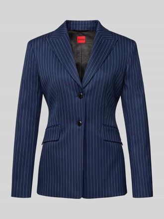 HUGO BOSS Regular Fit Kurzblazer mit Allover-Muster Modell ASMALLA