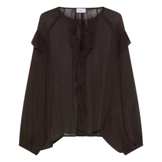 Marella Damen, Blusen & Hemden, Braun, 2XSGr&ouml;&szlig;e
