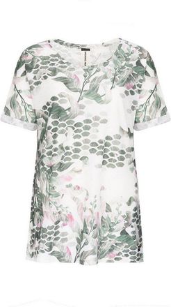 super.natural Print-Shirt Merino T-Shirt W CHILL OUT TEE PRINTED bequemer Merino-Materialmix