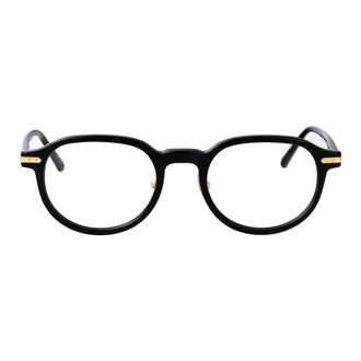 Linda Farrow unisex, Accessoires, Noir, Taille: 49 MM Newel Round Frame