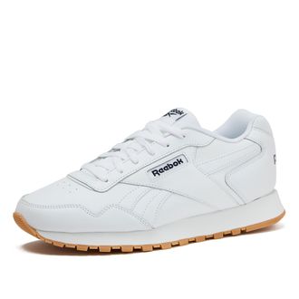 Reebok Mens Ventilator Signature Leather Fashion Sneakers, Weiß/Vector Navy/Gum, 10