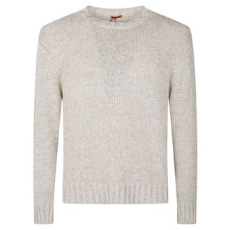 Barena Rundhals-Strickware - - Knitwear - Herren - Beige - L