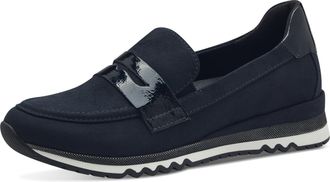 Marco Tozzi Damen Slipper Flach Elegant, Blau (Dk.Navy Comb), 37 EU