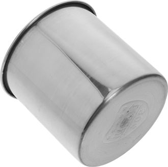 Valiclud Edelstahl Messbecher ohne Griff Präzise Graduierung Rostfrei Langlebig Kompakt zum Backen Kochen Reis Messen für Küche Picknick Bbq