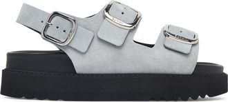 Scholl Sandalen Scholl Blake 2 Straps F00776 Hellblau