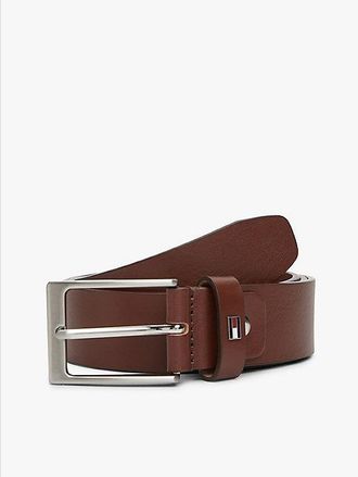 Tommy Hilfiger Ceinture ajustable en cuir &agrave; boucle rectangulaire