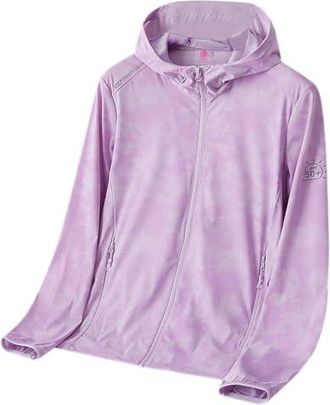 Generic Vestes X &agrave; capuche pour femmes 2026 | UPF 50+ chemise de p&ecirc;che &agrave; manches longues, violet, 3XL