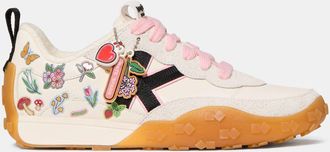 Kate Spade New York Kate Spade K As In Kate Runner f&uuml;r Frauen in Creme/Multi/Guavenrot, Gr&ouml;&szlig;e: 40.5 | Leder
