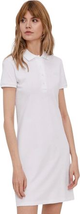 Lacoste Damen, Kleider, Wei&szlig;, MGr&ouml;&szlig;e
