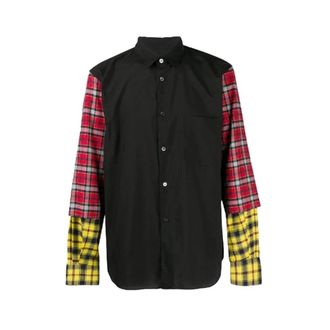 Comme Des Gar&ccedil;ons Cotton Pattern Shirt - - Shirts - Herren - Schwarzk - S