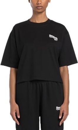 Reebok Id Energy Court, T-Shirt Femme, Black