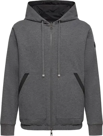 Moncler Moncler Cardigan Zipp&eacute; R&eacute;versible, Homme, Gris, Taille: 3xl