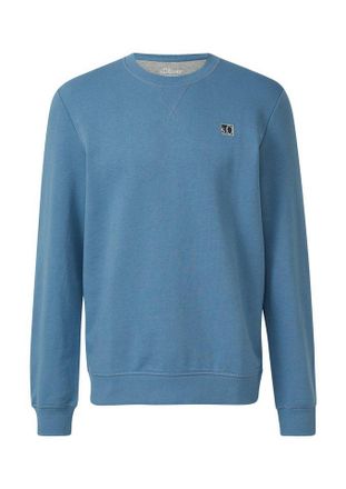 s.Oliver Sweatshirt Sweatshirt Weiches Sweatshirt aus Baumwollmix mit Crew Neck