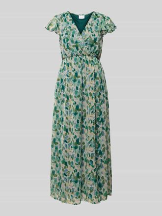 Vila Midikleid im Allover-Look Modell EMMA