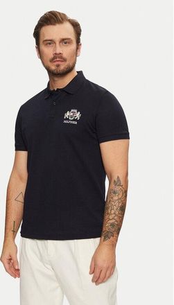Tommy Hilfiger Poloshirt Icon Graphic MW0MW37516 Dunkelblau Regular Fit