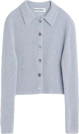 Our Legacy Femme, Pulls, Bleu, Taille: 38 FR Mazzy Polo