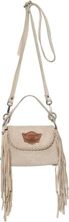 El Vaquero Femme, Sacs, Beige, Taille: ONE Size Sac Beige Daria &agrave; Franges