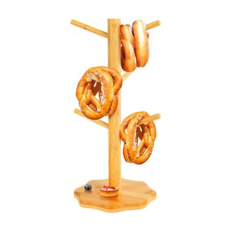 Generico Wurstgitter aus Holz | Brezel-Ausstellungsst&auml;nder f&uuml;r B&auml;ume, Kuchenst&auml;nder, Servierturm, Servierst&auml;nder