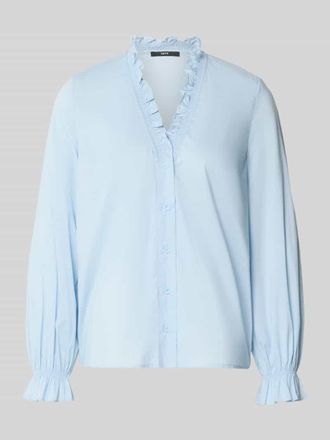Zero Regular Fit Bluse mit V-Ausschnitt